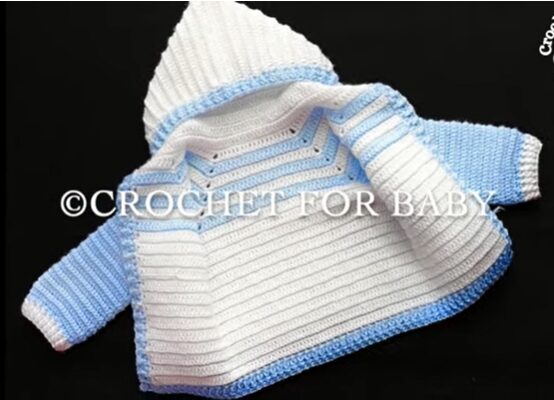 MODELO DE ABRIGO A CROCHET - TEJIDO A CROCHET