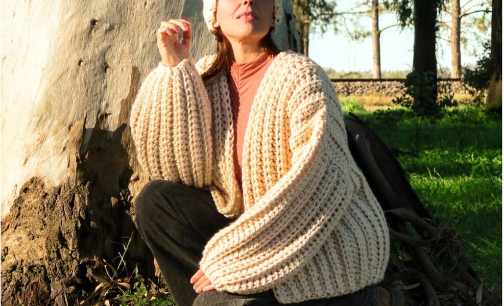 Sueter para dama a crochet - TEJIDO A CROCHET